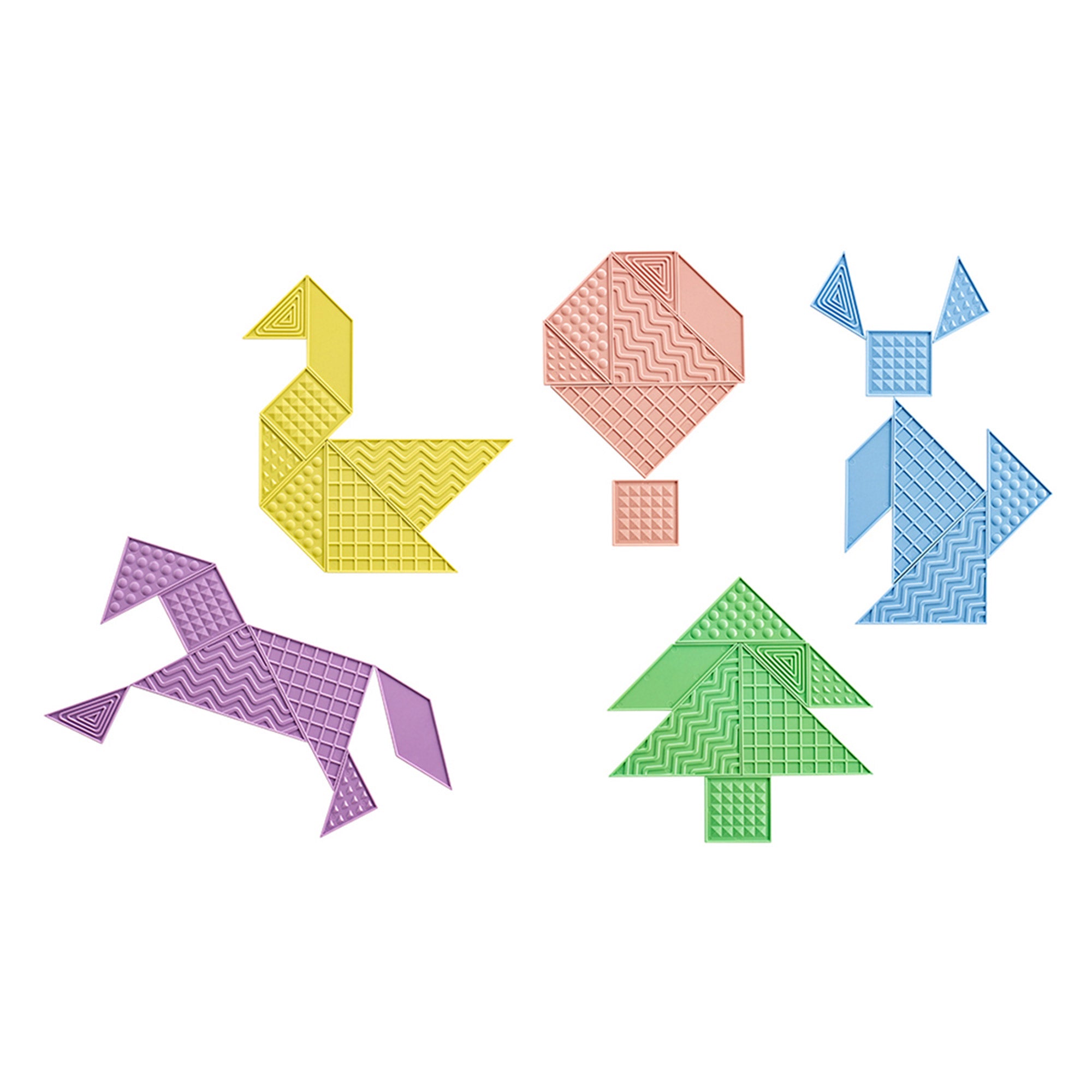 Green-n-Learn® Sensory Tangram Classroom Set – UK Shopedx