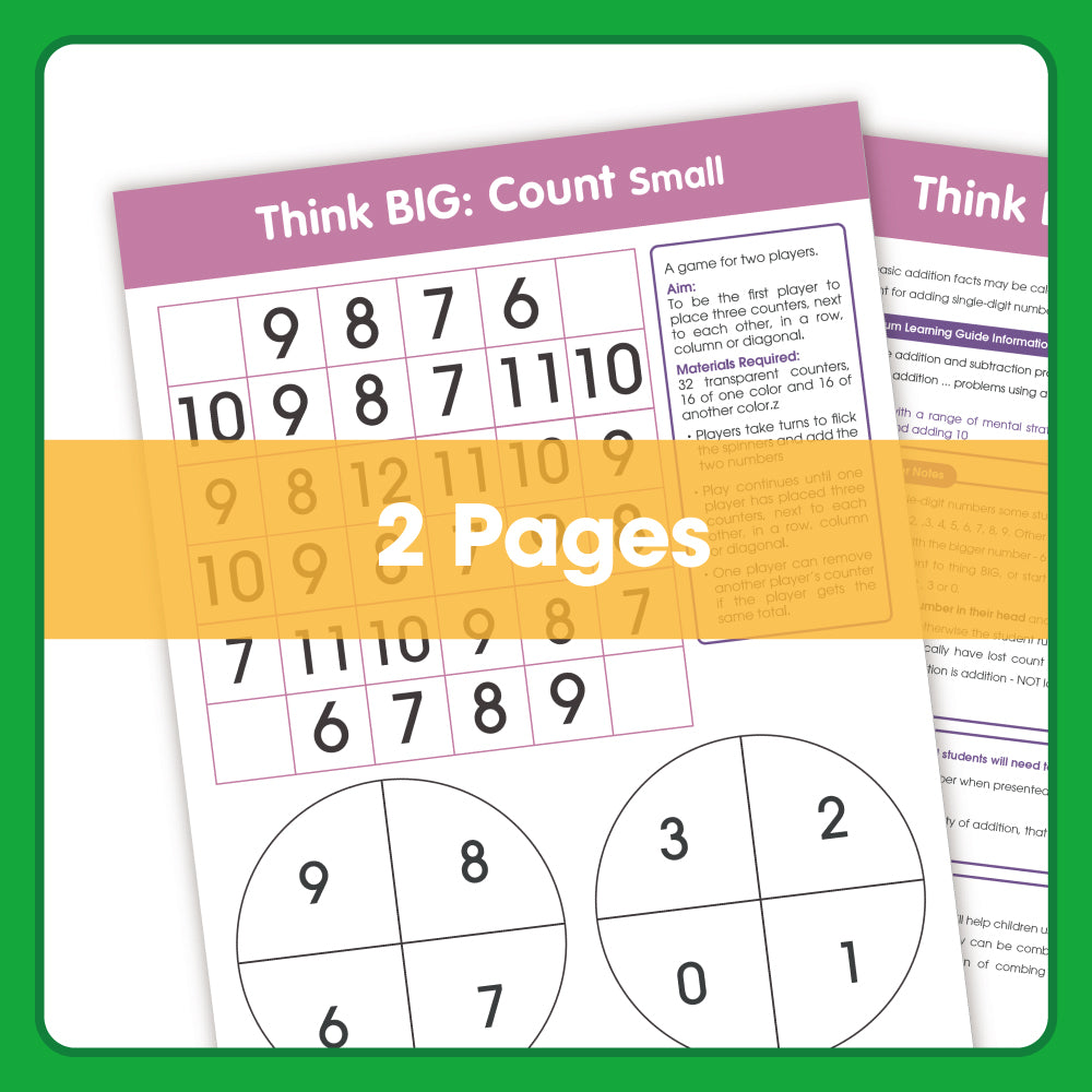 Edx Education Board Games Think Big Count Small – UK Shopedx