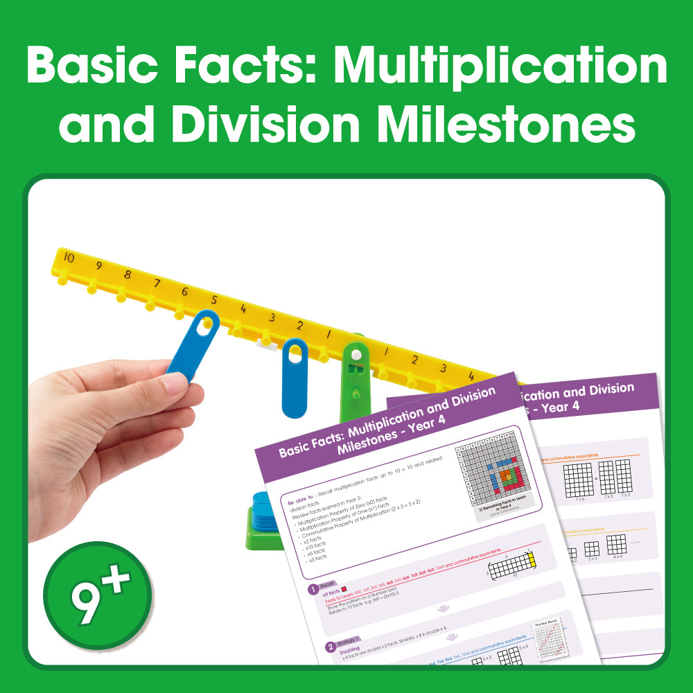 Basic Facts: Multiplication and Division Milestones – Grade 4 – UK Shopedx