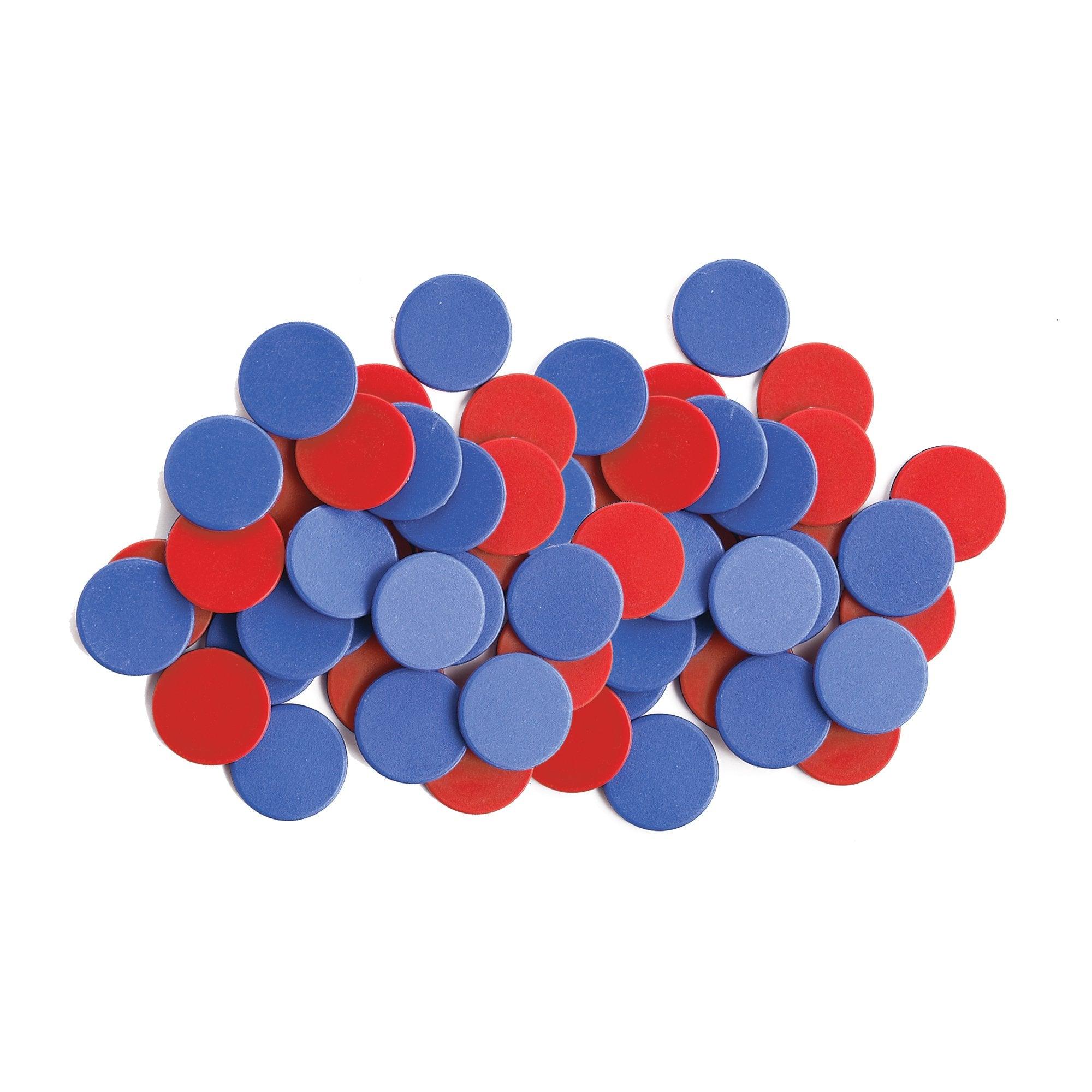 2-Colour Counters, Red/Blue – UK Shopedx